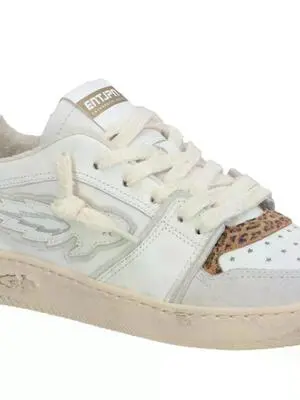 ENTERPRISE JAPAN Leopard Detail Sneakers