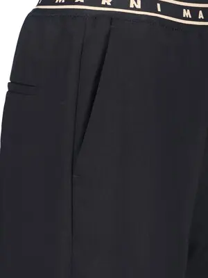 Sportmax Virgin Wool Trousers - Black