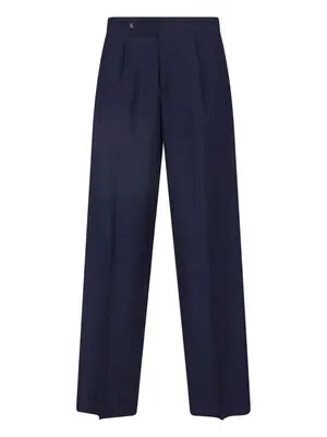 Sportmax Virgin Wool Trousers - Blue