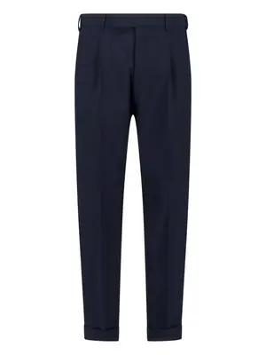 Sportmax Virgin Wool Trousers - Blue