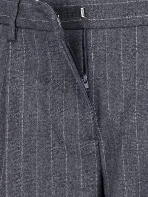 Sportmax Virgin Wool Trousers - Gray