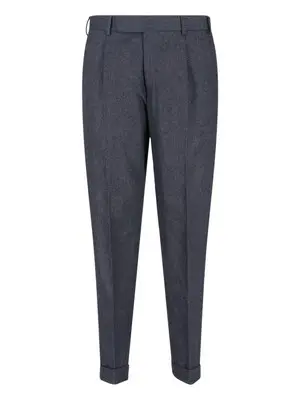 Sportmax Virgin Wool Trousers - Gray