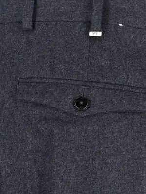 Sportmax Virgin Wool Trousers - Gray