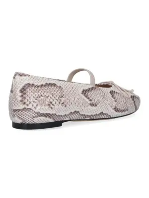 STUART WEITZMAN Prima Bow Ballet Flats - Cream