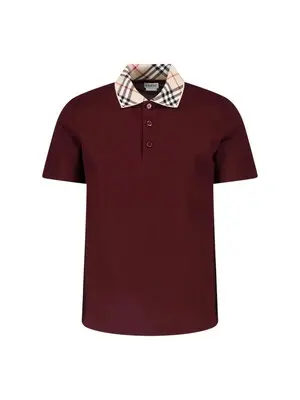 Burberry Cotton Polo - Red