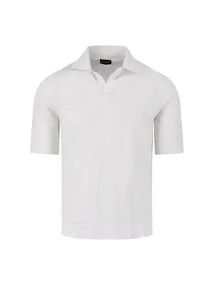 Zegna Cotton Polo - White