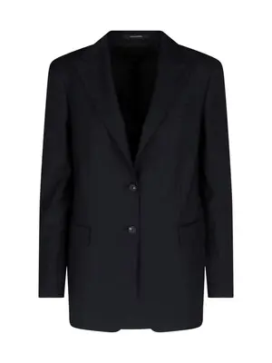 Tagliatore Single-breasted Blazer - Black