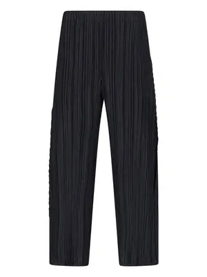 Issey Miyake Pleated Trousers Black