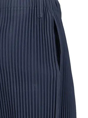 HOMME PLISSE Pleated Trousers - Blue