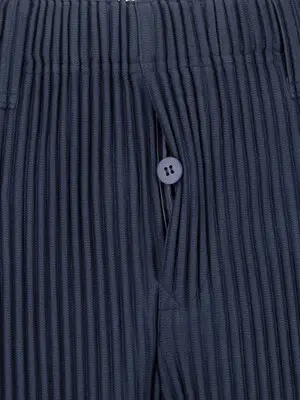 HOMME PLISSE Pleated Trousers - Blue
