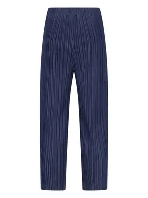 Issey Miyake Pleated Trousers - Blue