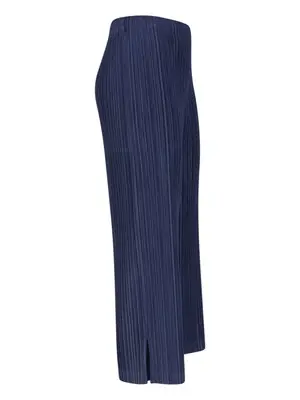 Issey Miyake Pleated Trousers - Blue