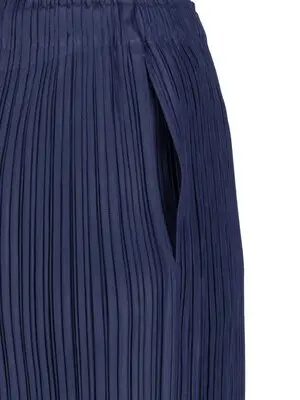 Issey Miyake Pleated Trousers - Blue