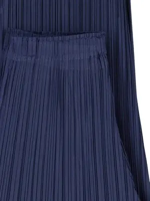 Issey Miyake Pleated Trousers - Blue