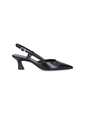 STUART WEITZMAN Vinnie 50 Slingback Pumps - Black