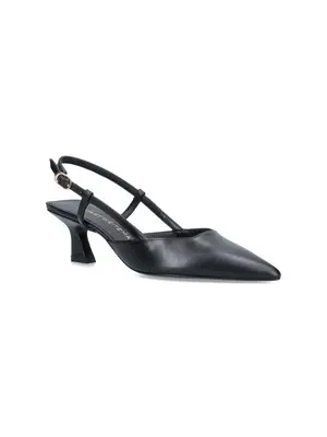 STUART WEITZMAN Vinnie 50 Slingback Pumps - Black