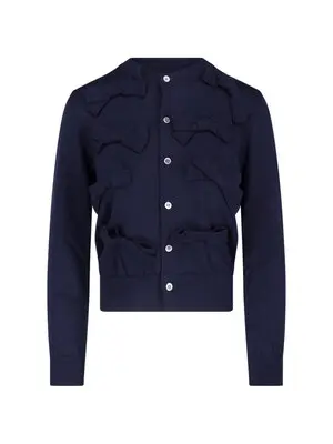 Sacai Ribbed Cardigans For Women