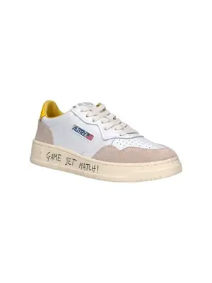 AUTRY Medalist Low-top Leather Sneakers - White