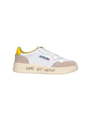 AUTRY Medalist Low-top Leather Sneakers - White
