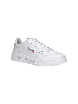 AUTRY Medalist Low-top Leather Sneakers - White