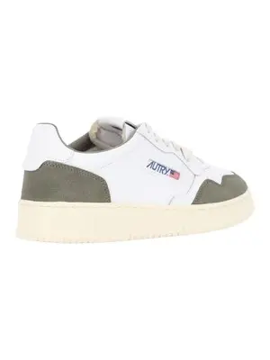 AUTRY Medalist Low-top Leather Sneakers - White