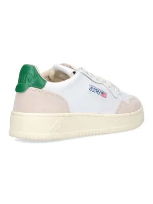 AUTRY Medalist Low-top Leather Sneakers - White