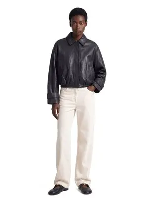 Sportmax Lambskin Bomber Jacket