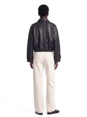 Sportmax Lambskin Bomber Jacket