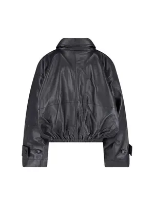 Sportmax Lambskin Bomber Jacket