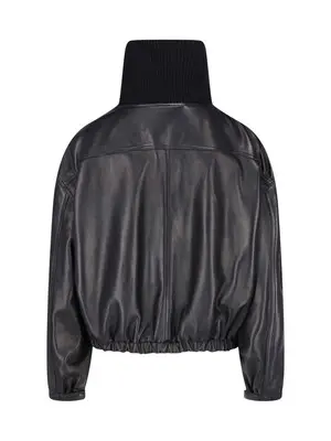 Sportmax Lambskin Bomber Jacket
