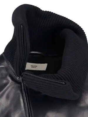 Sportmax Lambskin Bomber Jacket