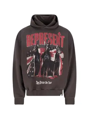 REPRESENT Dream On Tour Hoodie - Brown