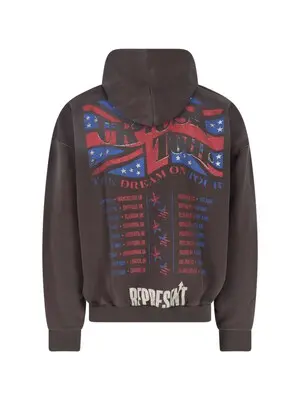 REPRESENT Dream On Tour Hoodie - Brown