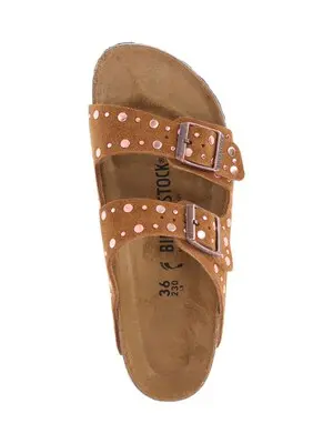 BIRKENSTOCK Arizona Rivet Sandals - Brown