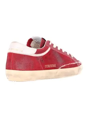GOLDEN GOOSE Super-star" Calfskin Sneakers - Red