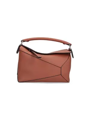 Loewe Small Puzzle Edge Handbag - Brown