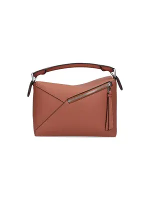 Loewe Small Puzzle Edge Handbag - Brown