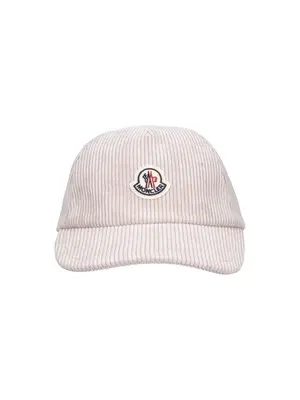 Sporty & Rich Moncler Baseball Cap With Logo - Beige