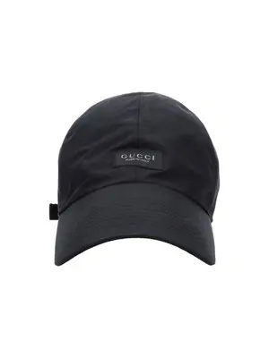 Miu Miu Moncler Baseball Cap With Logo - Black