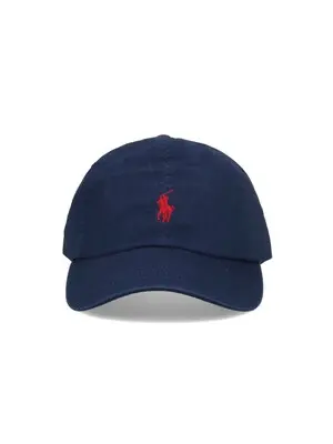Polo Ralph Lauren Moncler Baseball Cap With Embroidered Logo - Blue