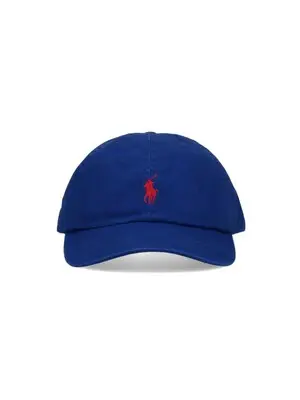 Polo Ralph Lauren Moncler Baseball Cap With Embroidered Logo - Blue