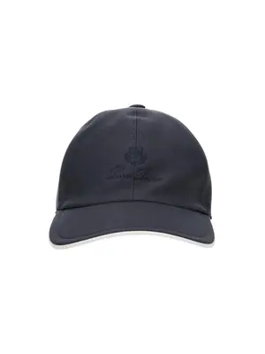 Moncler Moncler Baseball Cap With Logo Blue
