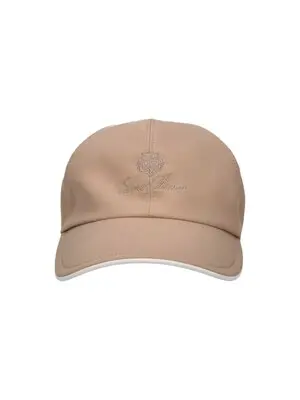 Moncler Moncler Baseball Cap With Logo Brown