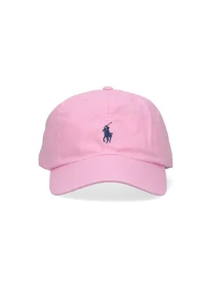 Polo Ralph Lauren Baseball Cap With Logo - Pink