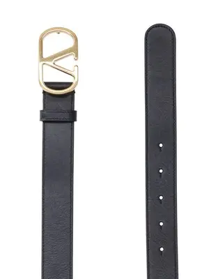Valentino Garavani Vlogo Signature Belt - Black