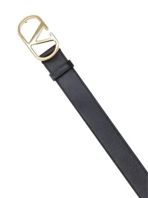 Valentino Garavani Vlogo Signature Belt - Black