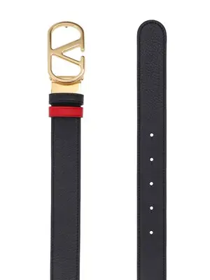 Valentino Garavani Vlogo Signature Belt - Black