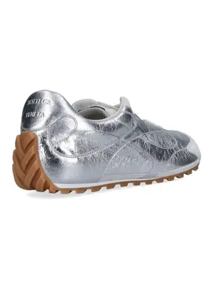 Bottega Veneta Orbit Flash Sneakers - Silver