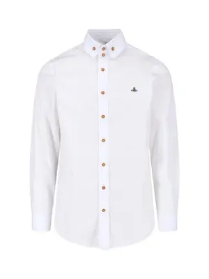 VIVIENNE WESTWOOD Shirt "two Button Krall - White