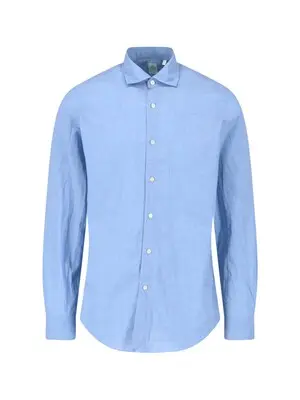 FINAMORE 1925 Shirt "gaeta - Light Blue